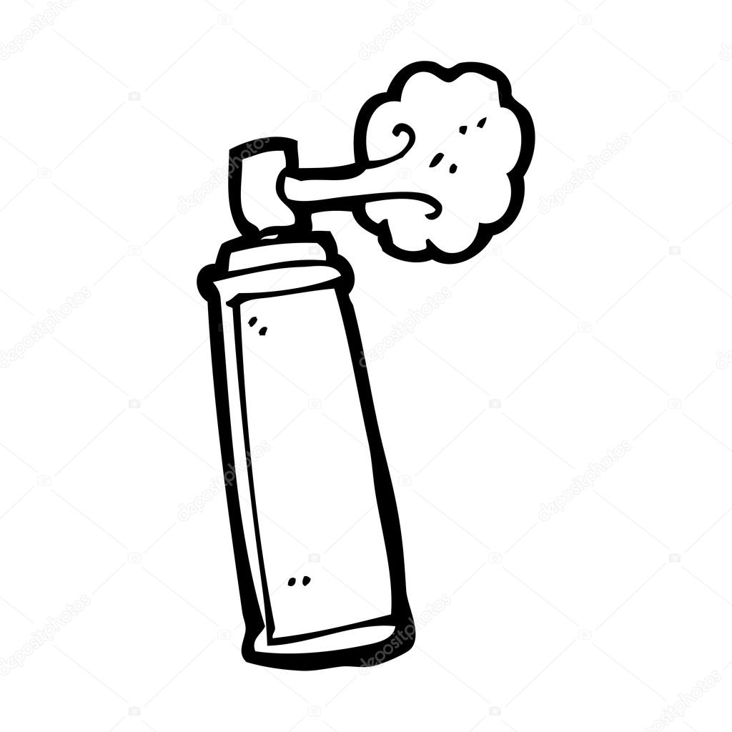 Cartoon spray can Stock Vector Image by ©lineartestpilot #18111661