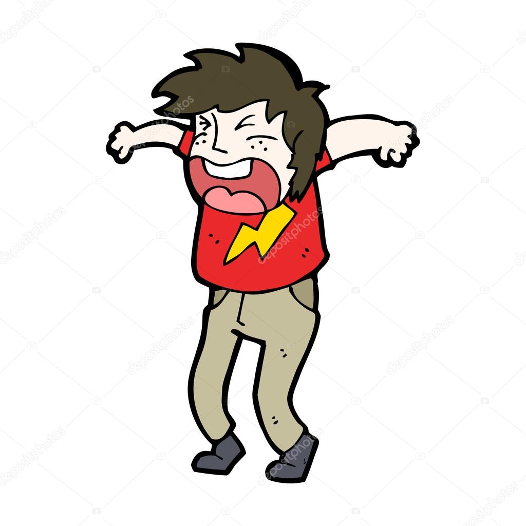 Cartoon shouting man Stock Vector Image by ©lineartestpilot #18505529