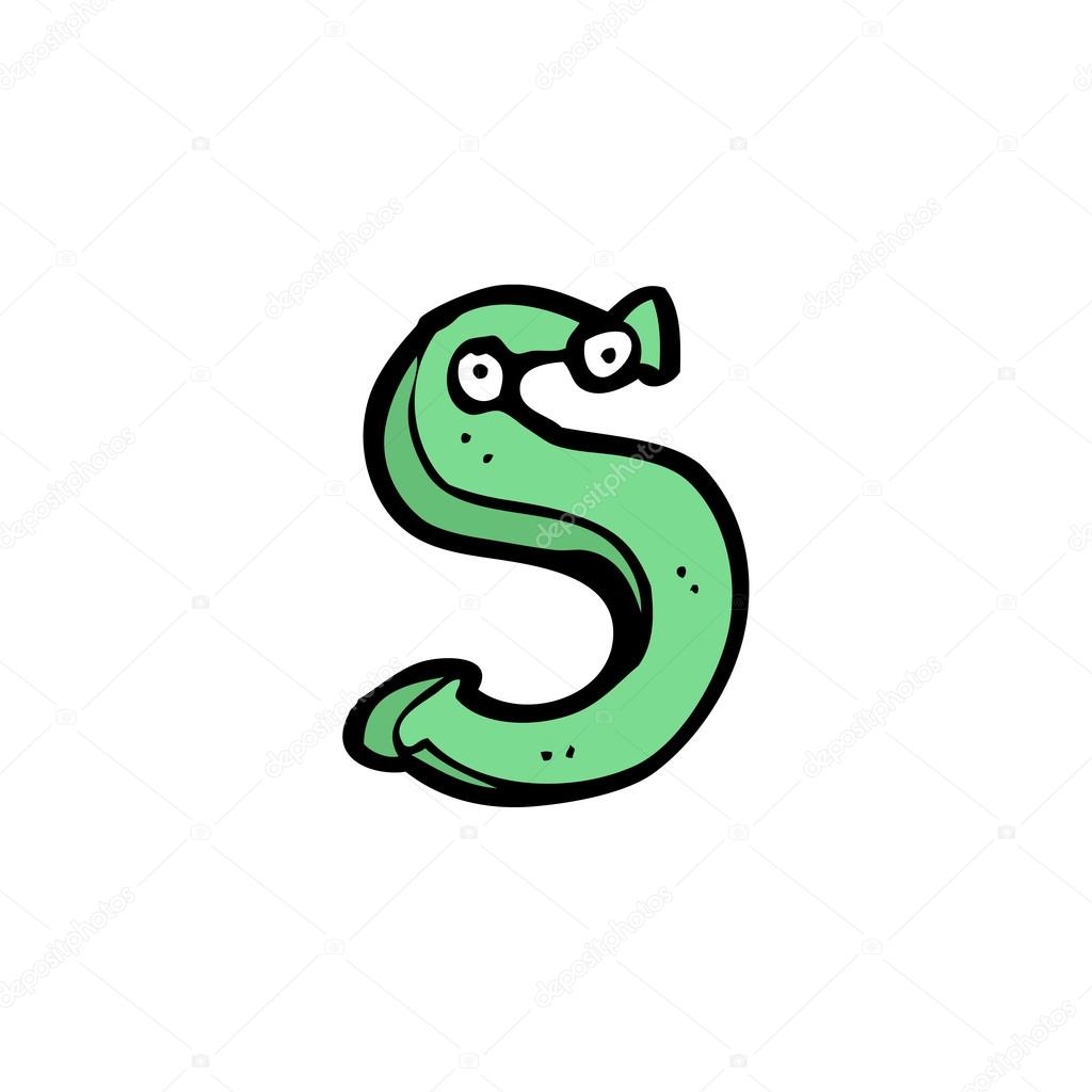 Carta de dibujos animados s Vector de Stock de ©lineartestpilot 18508939