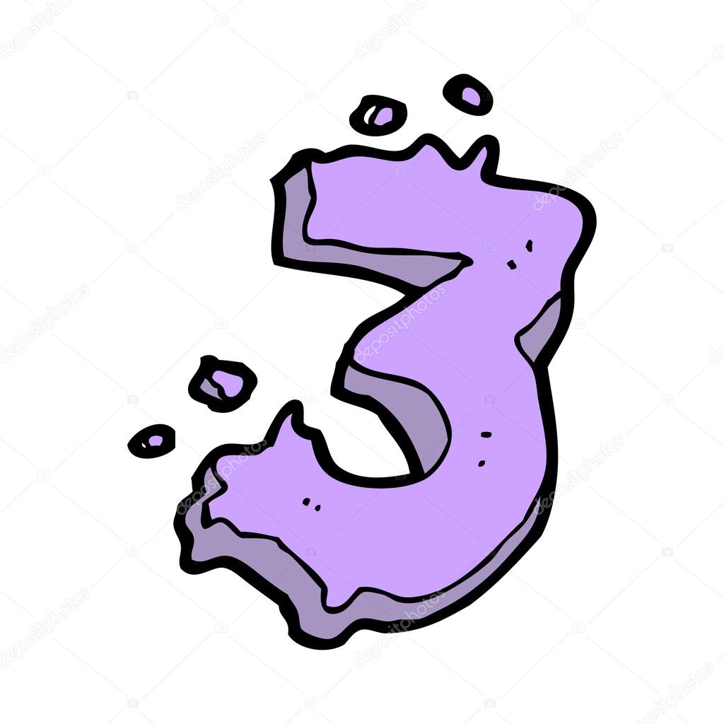 Image vectorielle Dessin animé numéro trois par ©lineartestpilot - 18509117