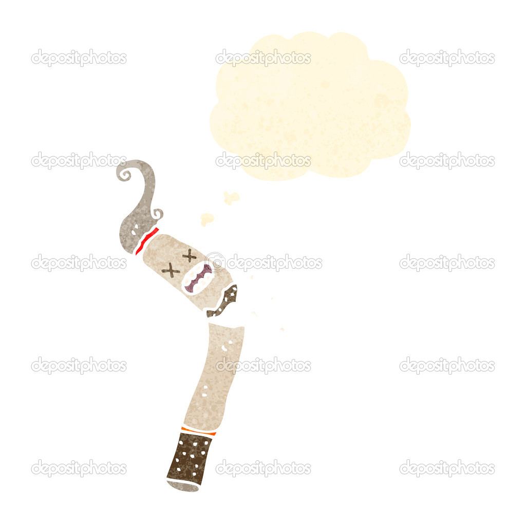 Cartoon broken cigarette Stock Illustration by ©lineartestpilot #19406197