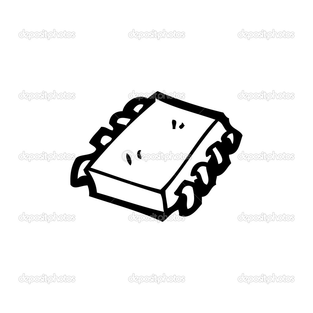 Computer chip cartoon Stock Vector Image by ©lineartestpilot #19610843