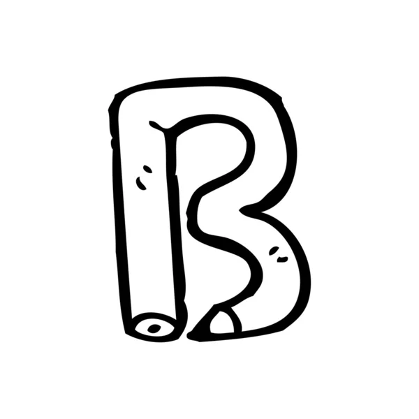 Cartoon letter b Stock Vector by ©lineartestpilot 20415043