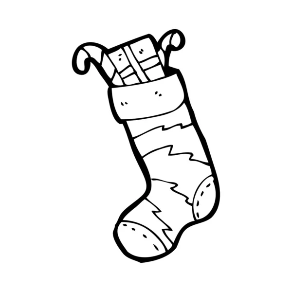 Cartoon christmas stocking Stock Vector Image by ©lineartestpilot #20157839