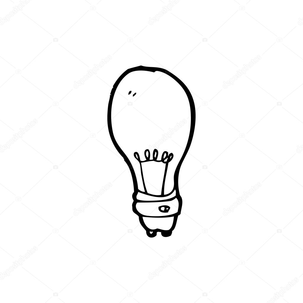 Lightbulb cartoon Stock Vector Image by ©lineartestpilot #19761323
