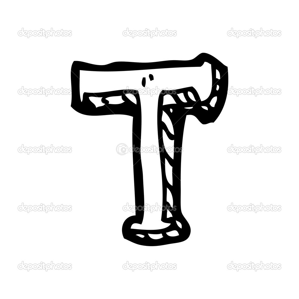 Cartoon letter t Stock Vector by ©lineartestpilot 19761997