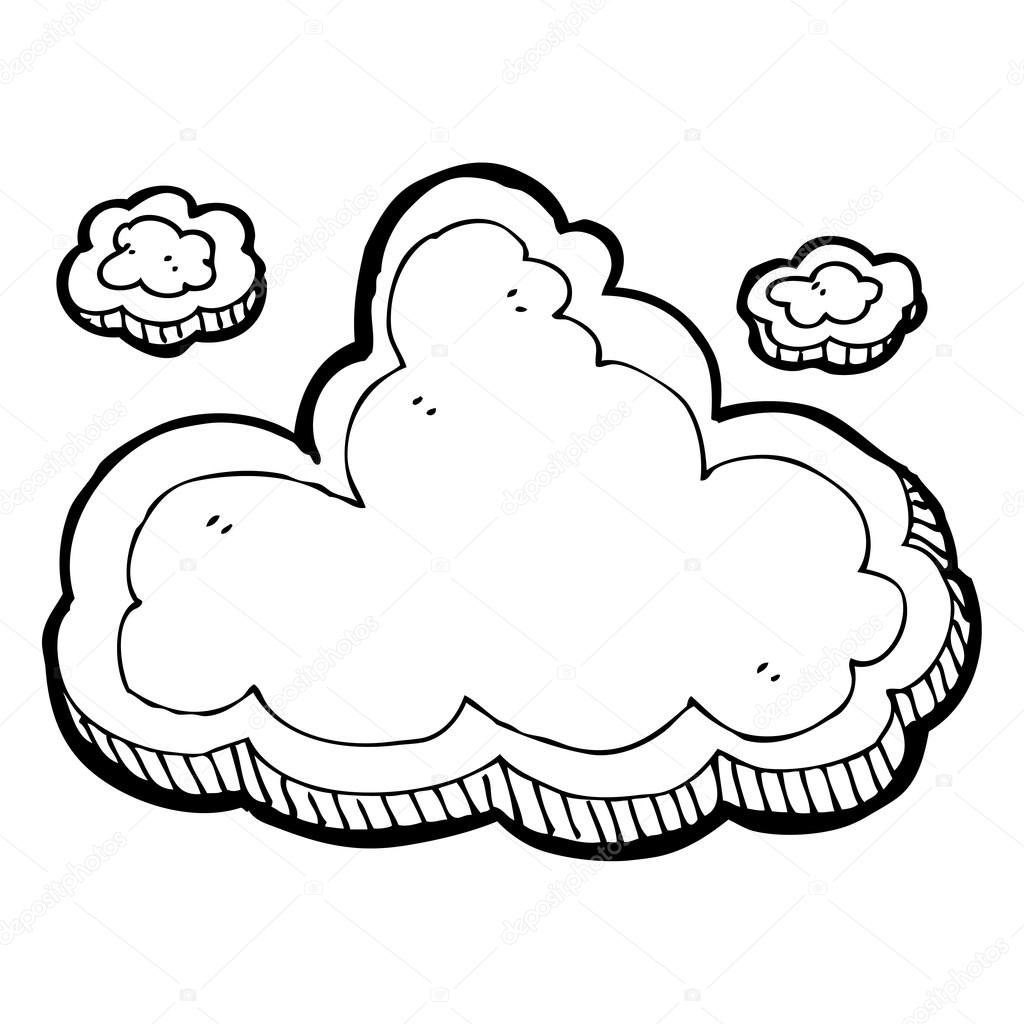 Chmura, rysunek — Grafika wektorowa © lineartestpilot #19762967