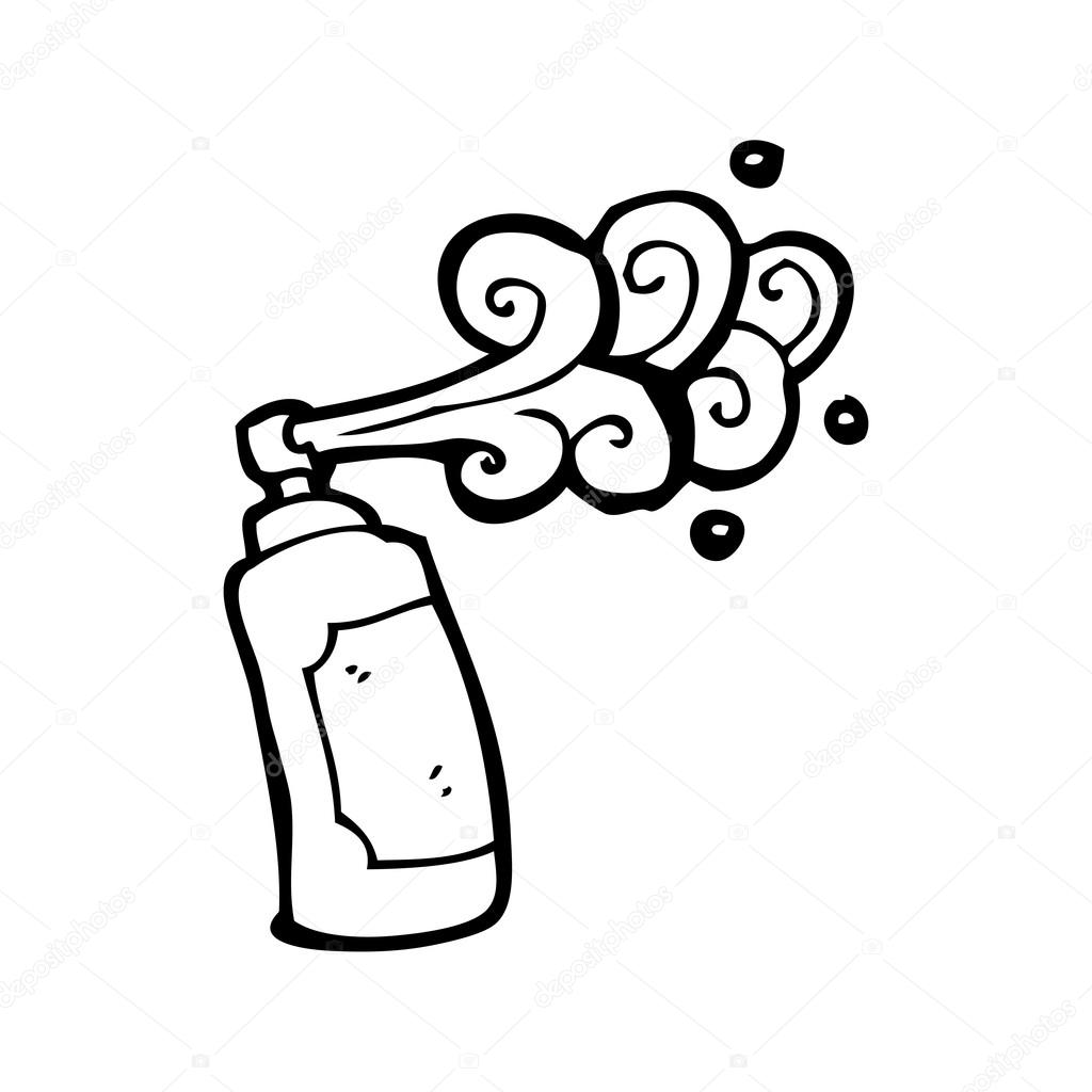 Spray puede dibujos animados Vector de stock por ©lineartestpilot 19765297