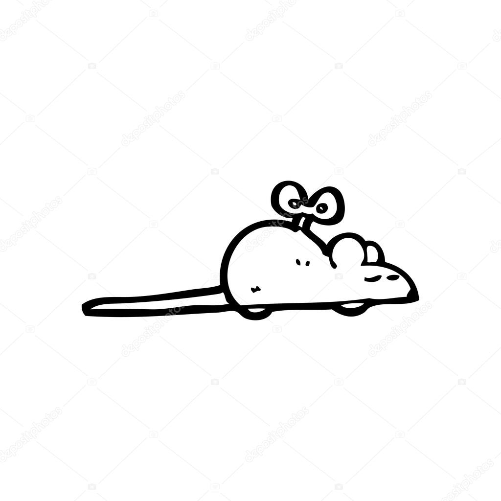 Toy mouse cartoon Stock Vector by ©lineartestpilot 19765813
