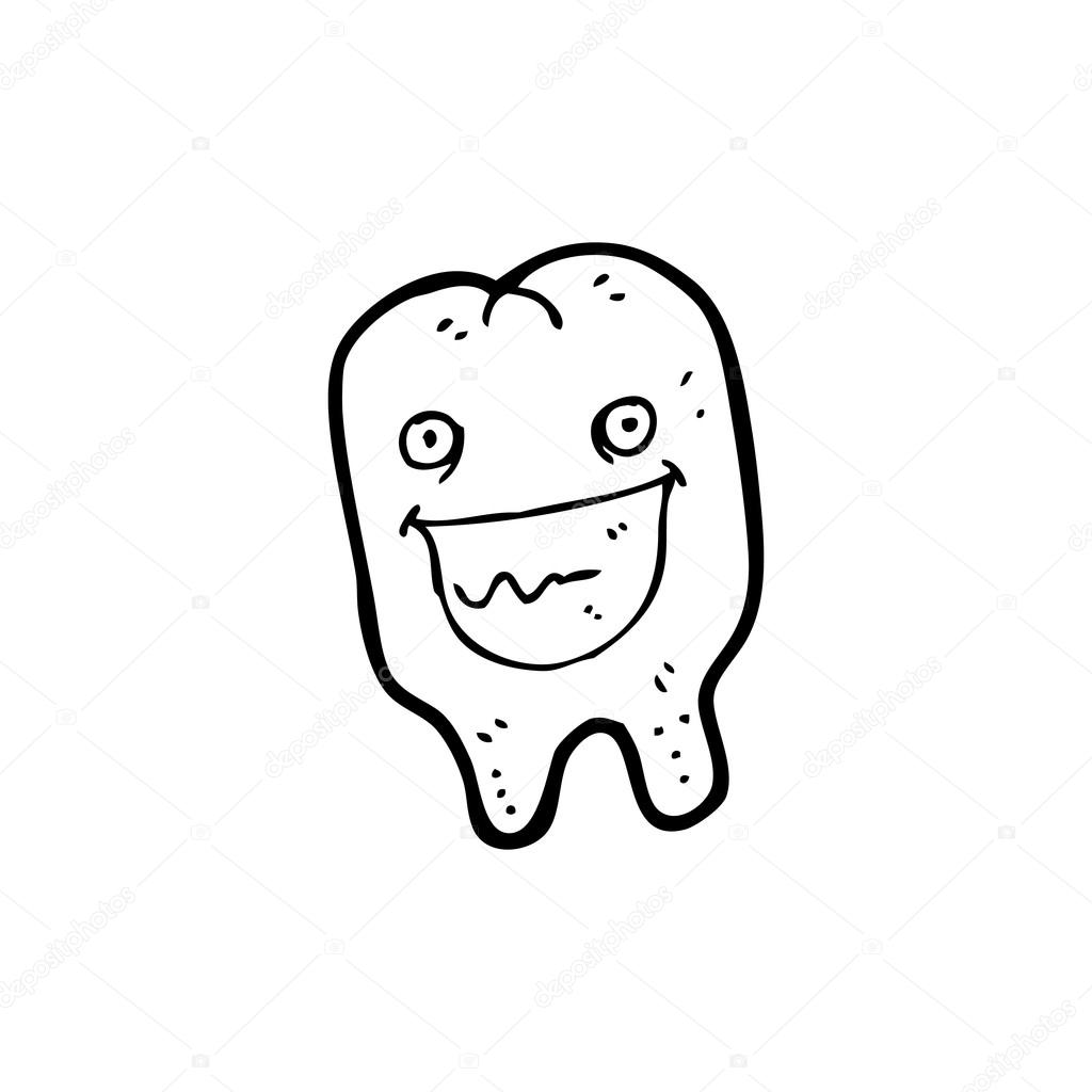 Happy tooth cartoon Stock Illustration by ©lineartestpilot #19767999