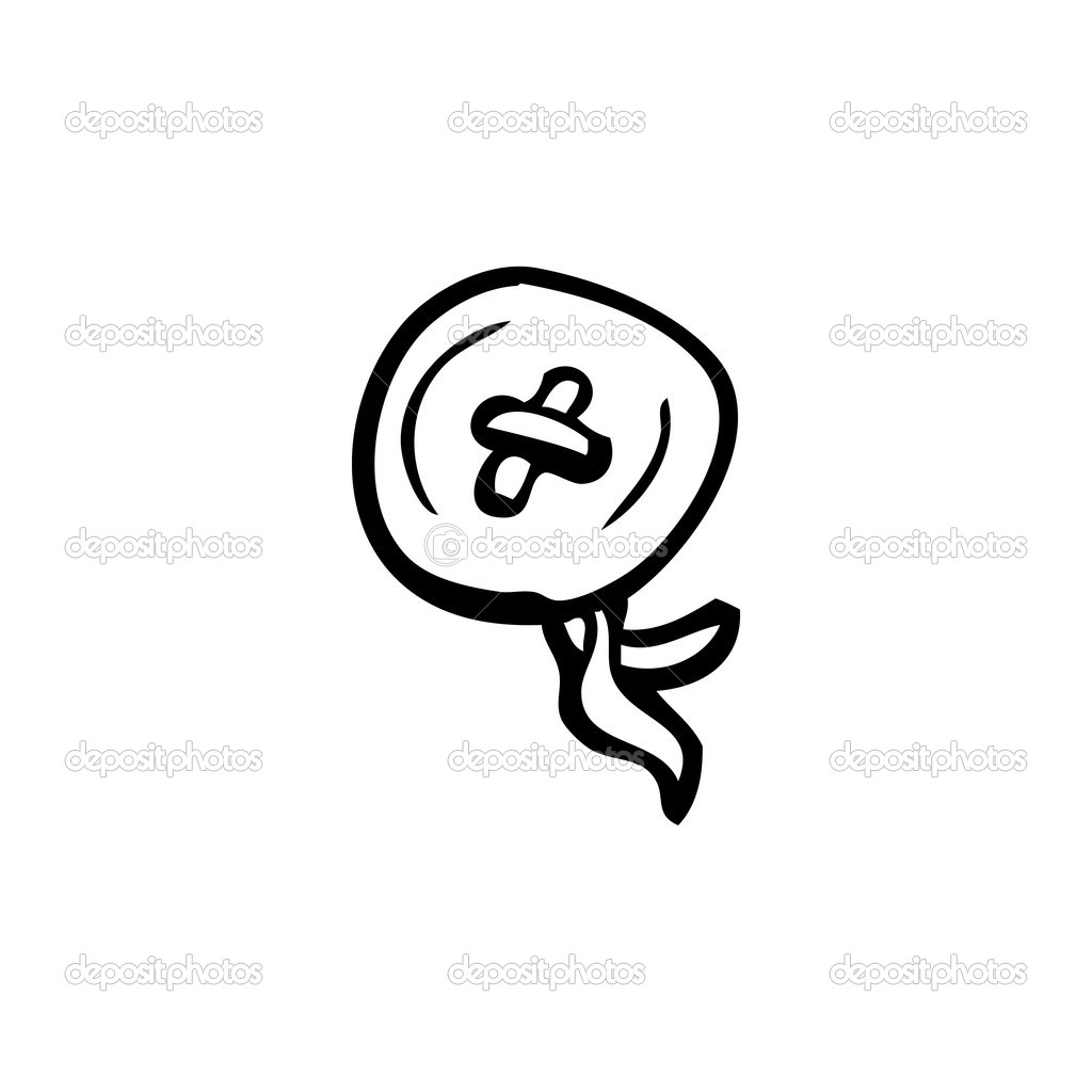 Botón de dibujo Vector de stock por ©lineartestpilot 19768585