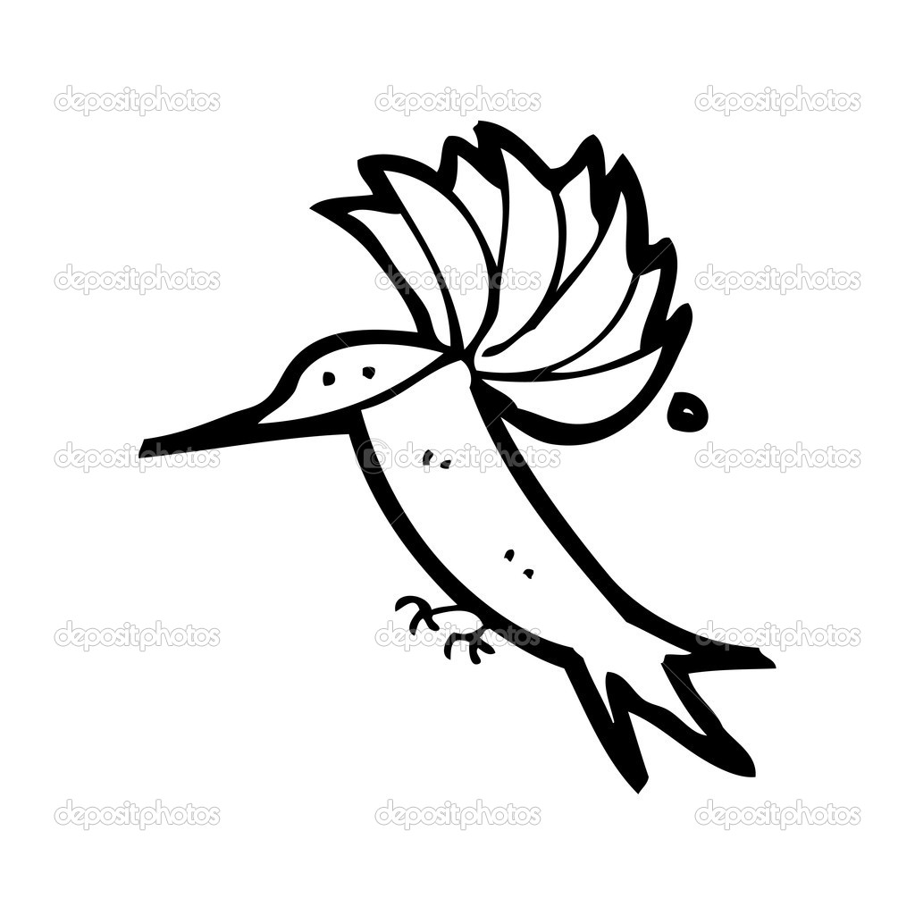 Cartoon hummingbird Stock Vector by ©lineartestpilot 19821551