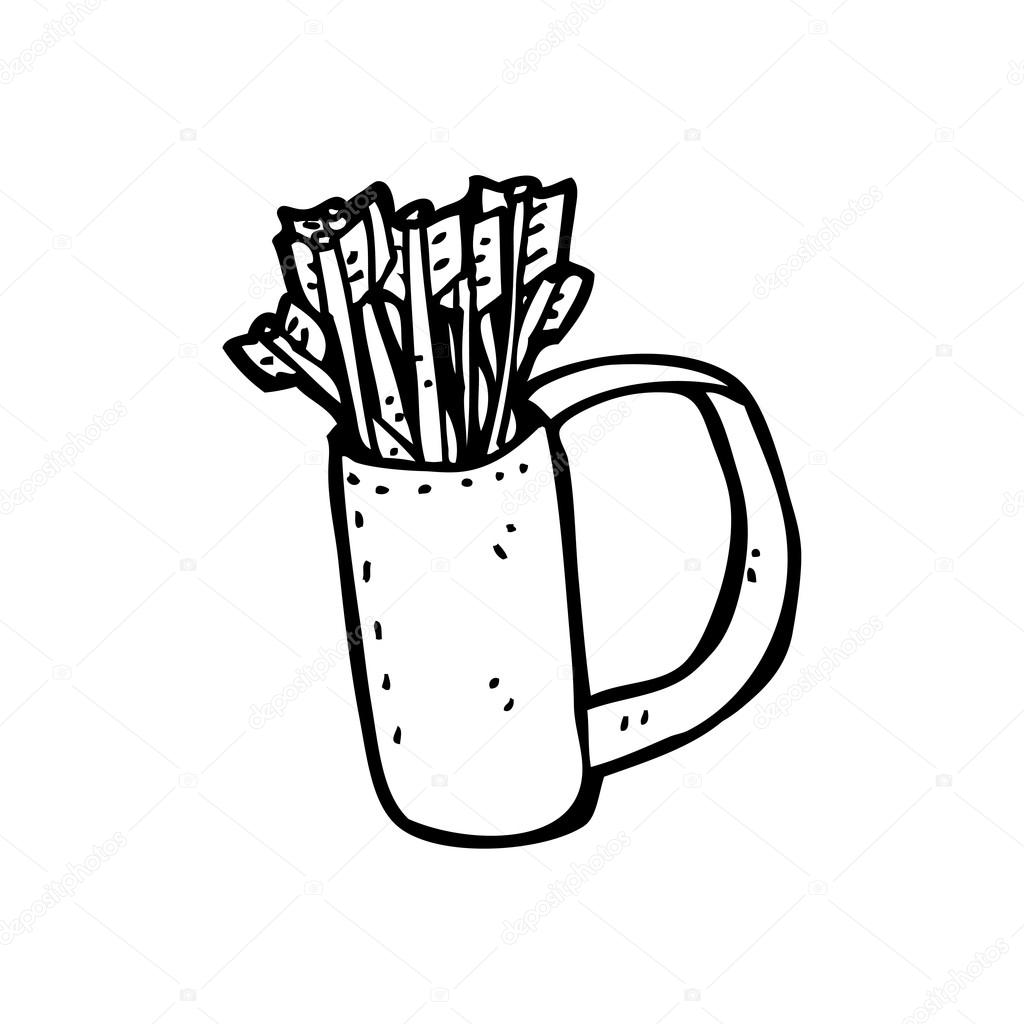 Quiver of arrows cartoon Stock Vector by ©lineartestpilot 19887889