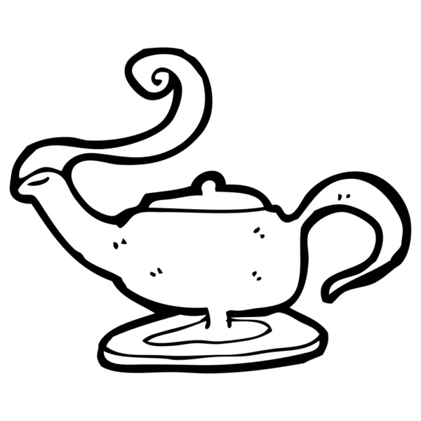 Magic lamp cartoon Stock Vector by ©lineartestpilot 20074277