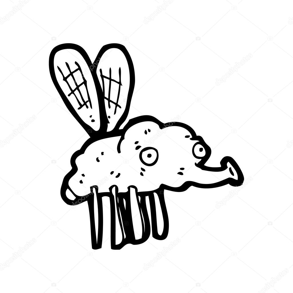 Ugly fly cartoon Stock Vector by ©lineartestpilot 19890535