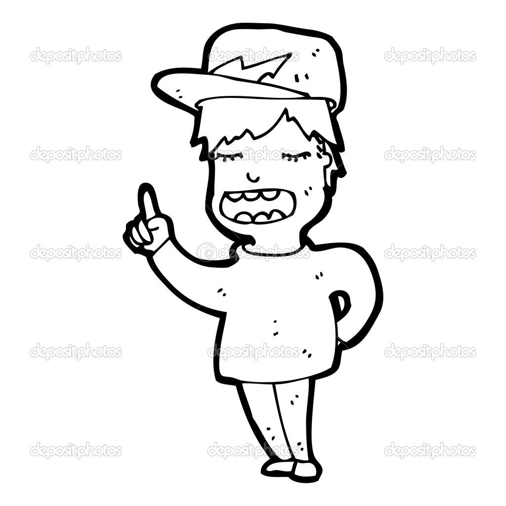 Talking boy cartoon Stock Vector Image by ©lineartestpilot #19890745