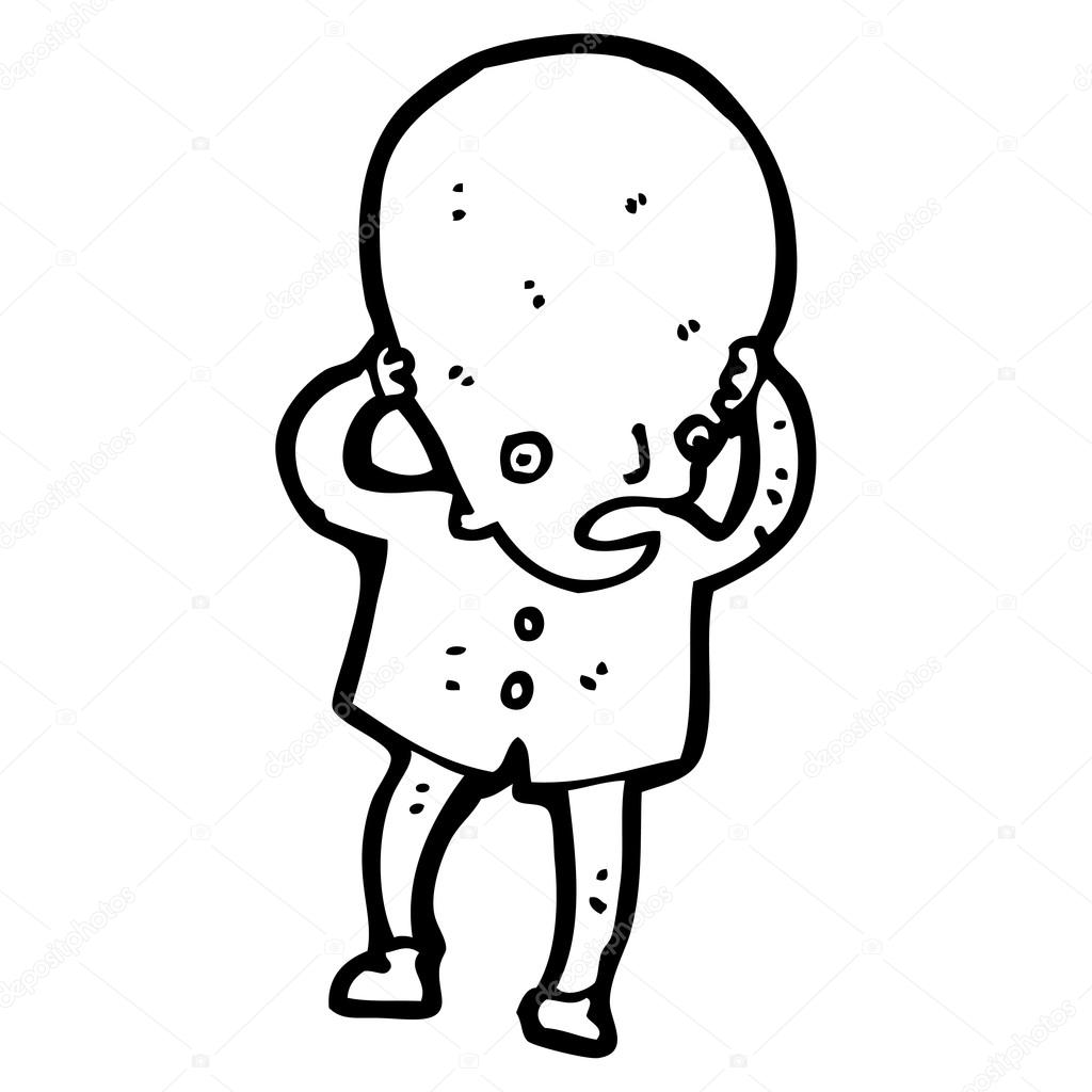 Huge brain scientist cartoon Stock Vector Image by ©lineartestpilot ...