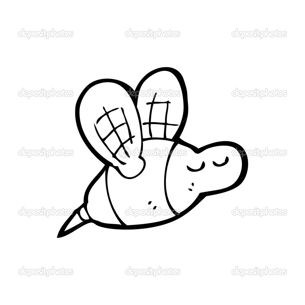 Cartoon fat bee Stock Vector Image by ©lineartestpilot #19895209