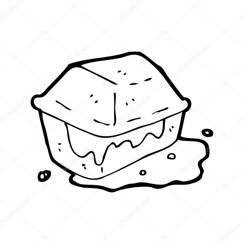Take out box cartoon Stock Vector by ©lineartestpilot 19896619