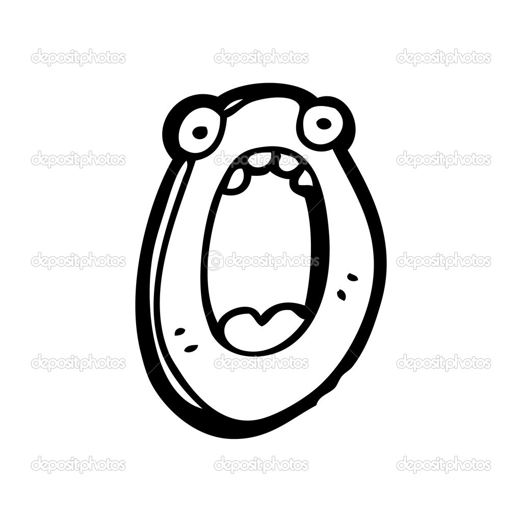 Cartoon letter o Stock Vector Image by ©lineartestpilot #19897591