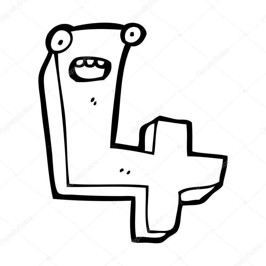 Cartoon number four Stock Vector by ©lineartestpilot 19898003