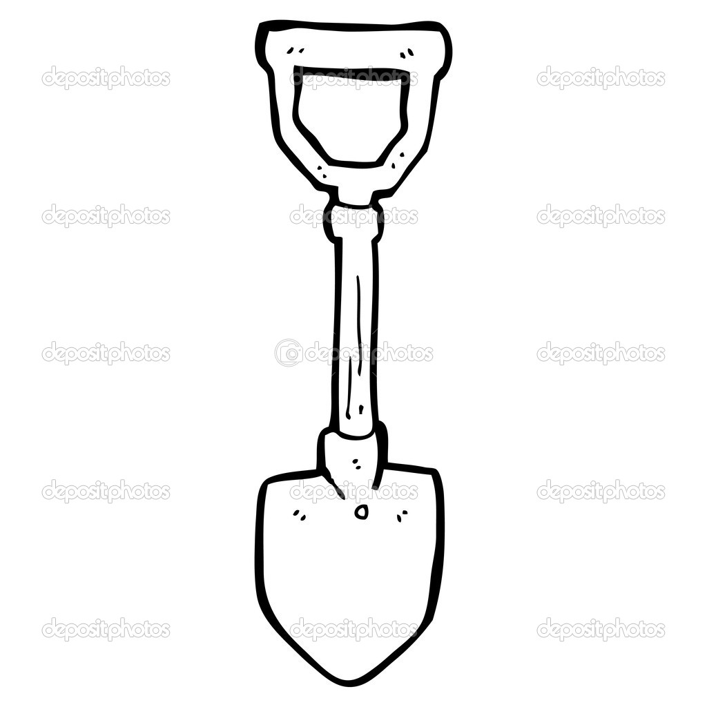 Spade cartoon Stock Vector Image by ©lineartestpilot #19900877