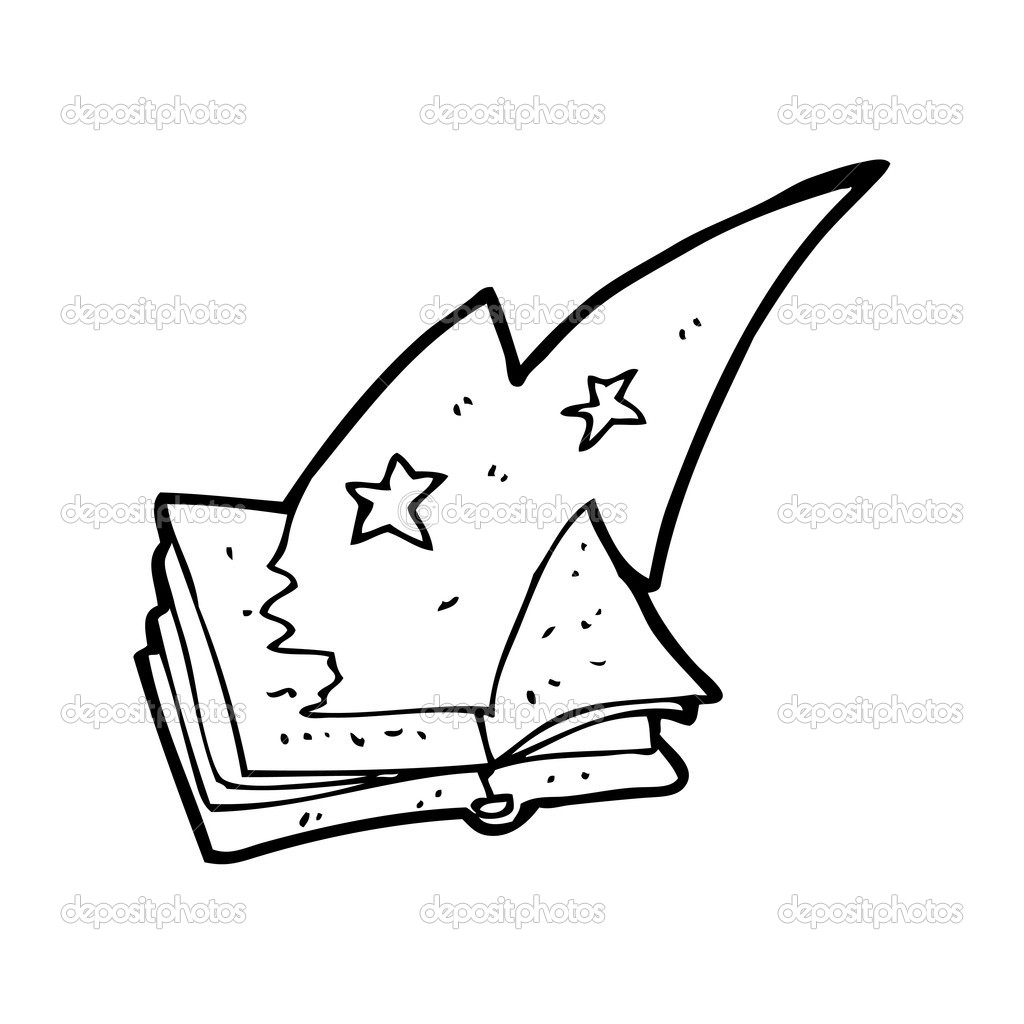 Spellbook cartoon Stock Vector by ©lineartestpilot 19901055