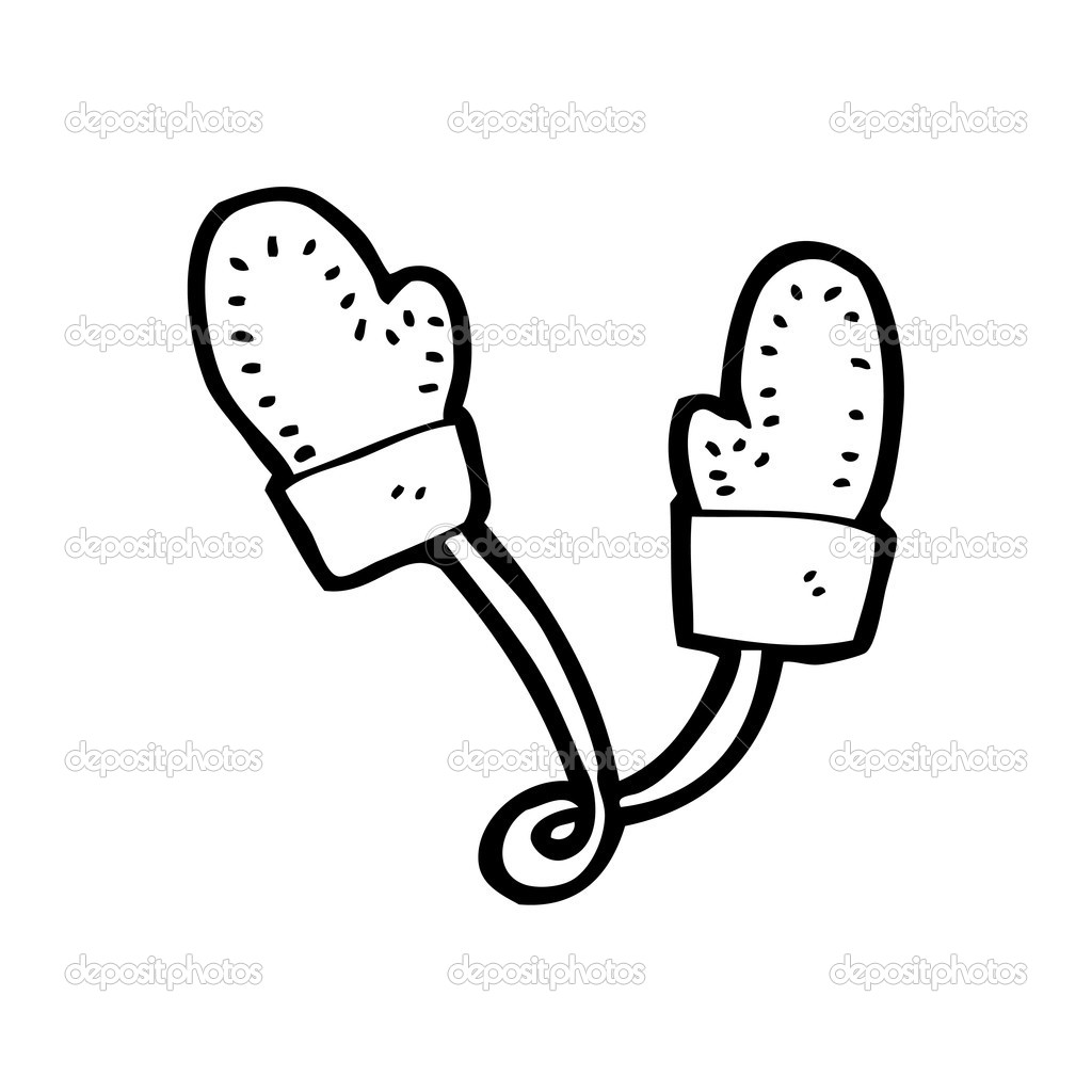 Mittens cartoon — Stock Vector © lineartestpilot #19905227