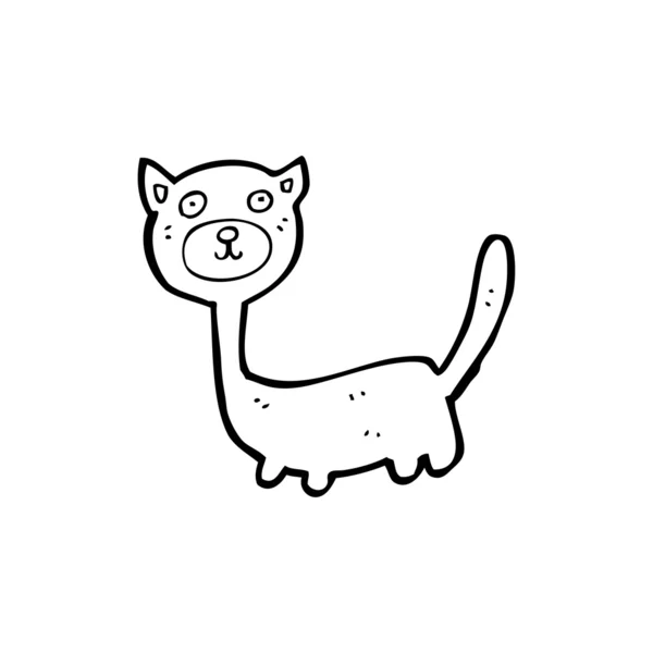 Long neck cat cartoon Stock Vector Image by ©lineartestpilot #20073867