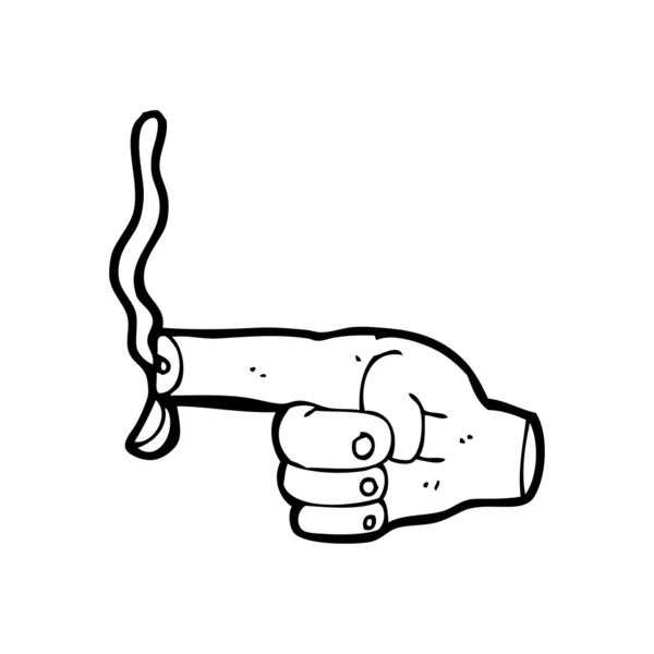 Cut off finger — Stock Vector © lineartestpilot #20413987