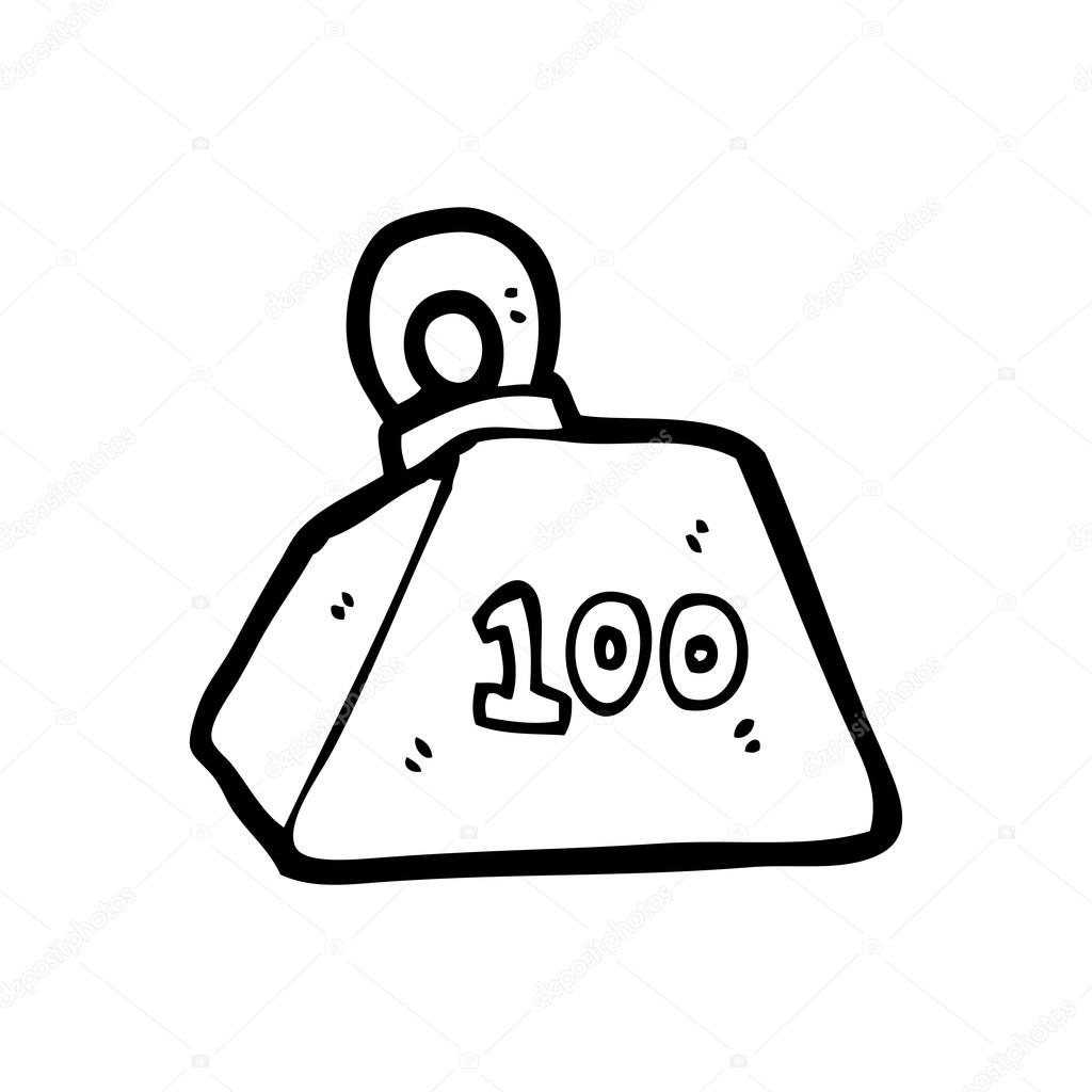 Dibujos animados de peso pesado — Archivo Imágenes Vectoriales ...