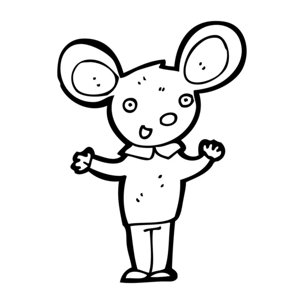 Mouse wearing clothes Stock Vector by ©lineartestpilot 21057901