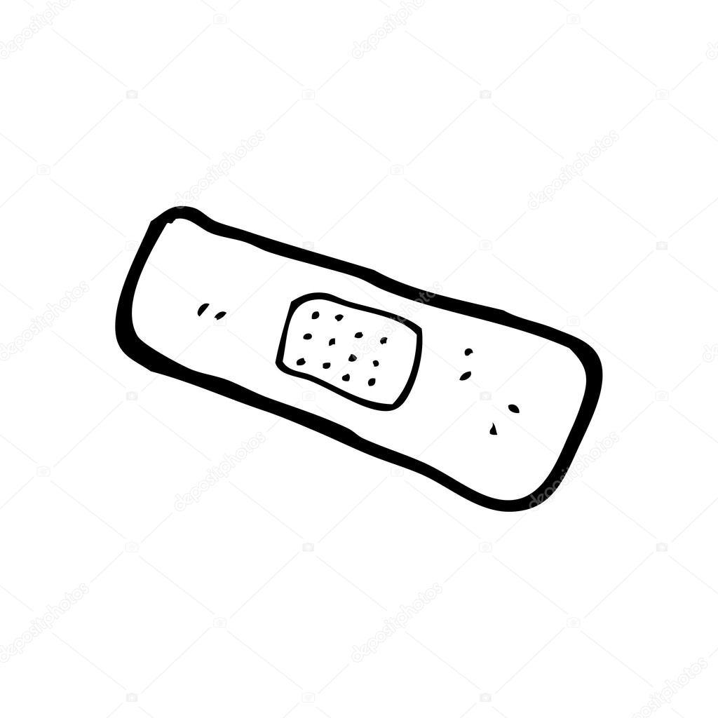 Sticking plaster cartoon Stock Vector Image by ©lineartestpilot #20073621