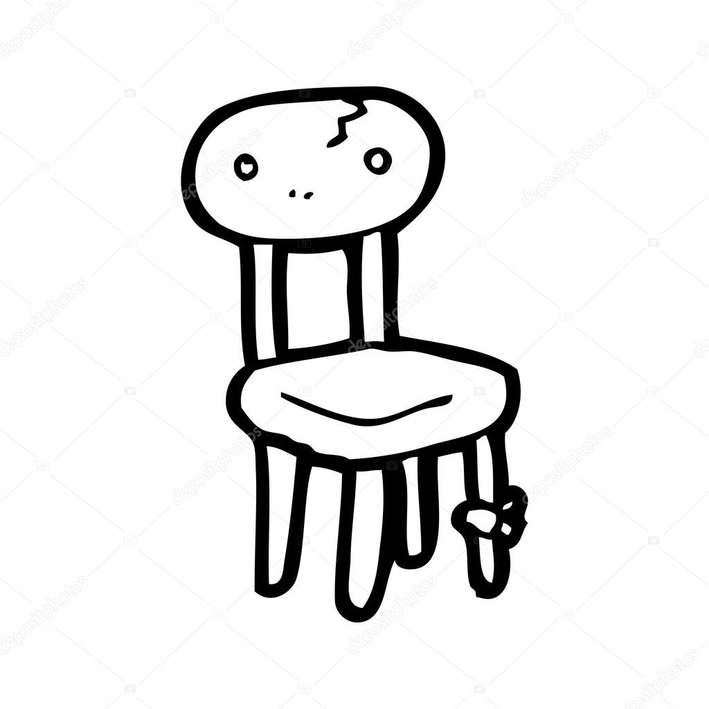 Broken Chair Cartoon