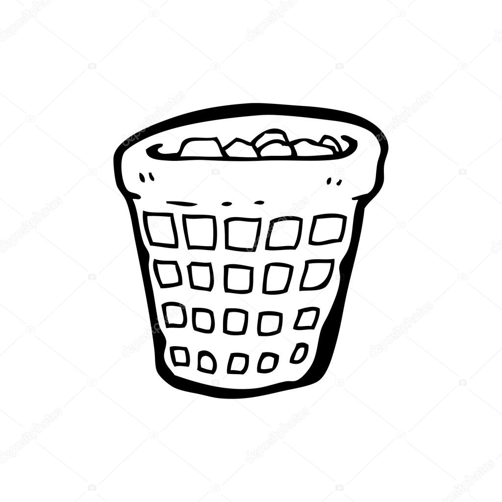 Cartoon office bin Stock Vector by ©lineartestpilot 20077205