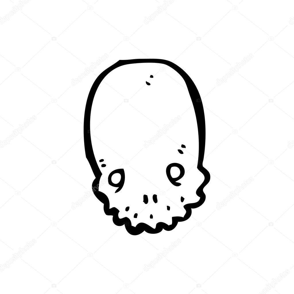 Alien Skull Stock Vector by ©lineartestpilot 20077835