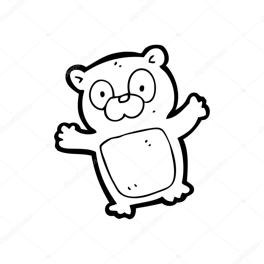 Bear cub cartoon Stock Illustration by ©lineartestpilot #20078001