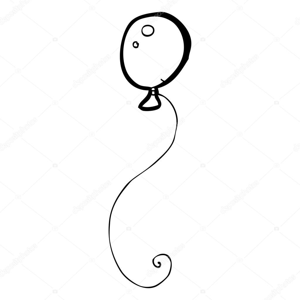 Balloon cartoon Stock Vector by ©lineartestpilot 20079331
