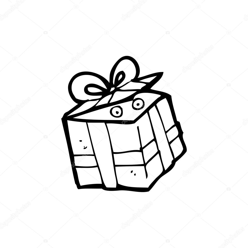 Cartoon present Stock Vector Image by ©lineartestpilot #20080135
