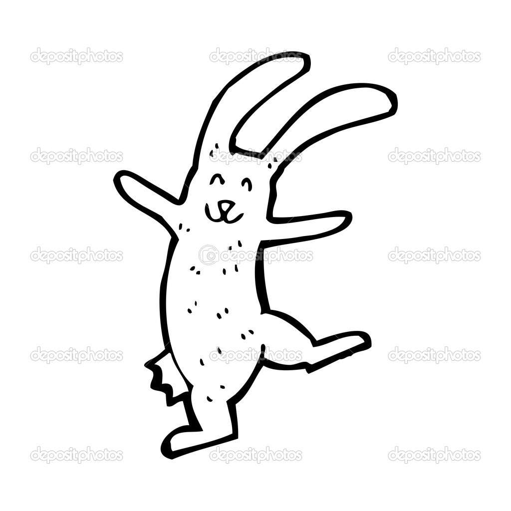 Dancing hare Stock Vector Image by ©lineartestpilot #20080401