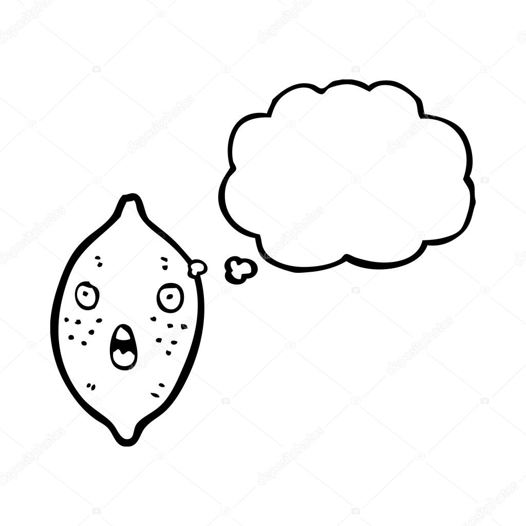Frightened lemon Stock Vector by ©lineartestpilot 20124493