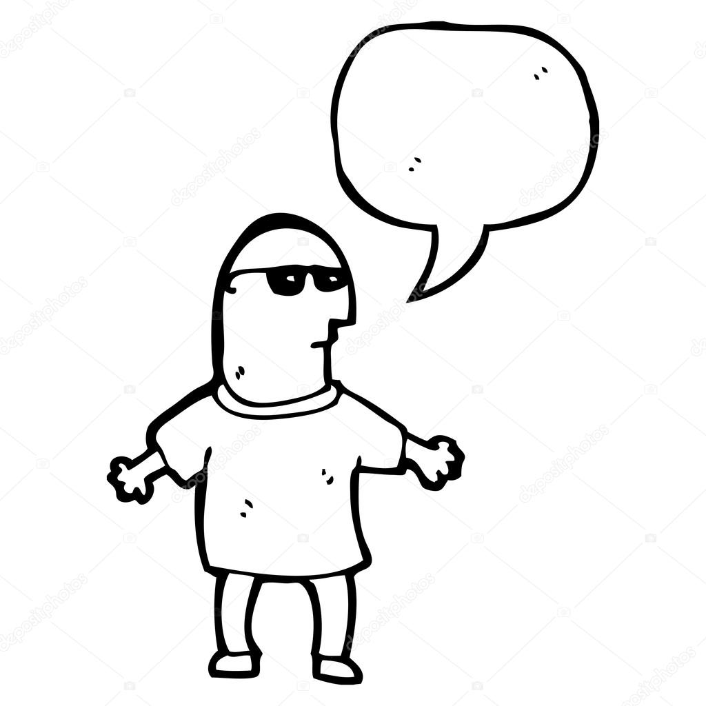 Cartoon man in shades Stock Vector by ©lineartestpilot 20154133