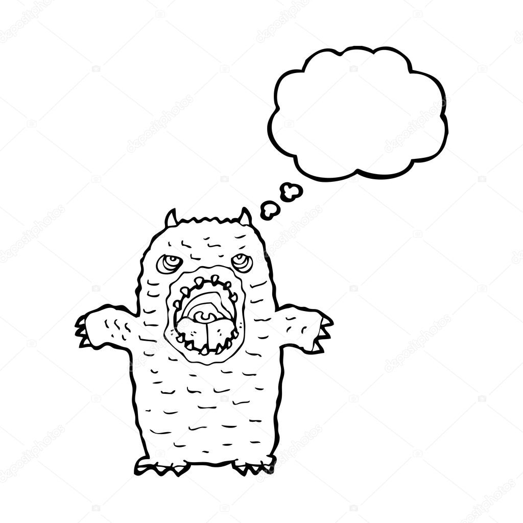 Roaring monster Stock Vector Image by ©lineartestpilot #20160855