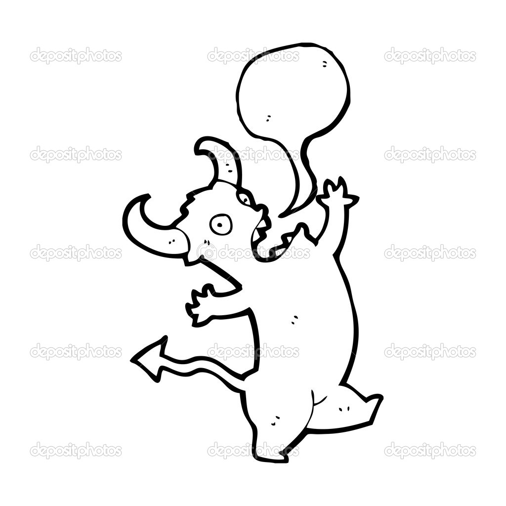 Little devil Stock Vector by ©lineartestpilot 20176735