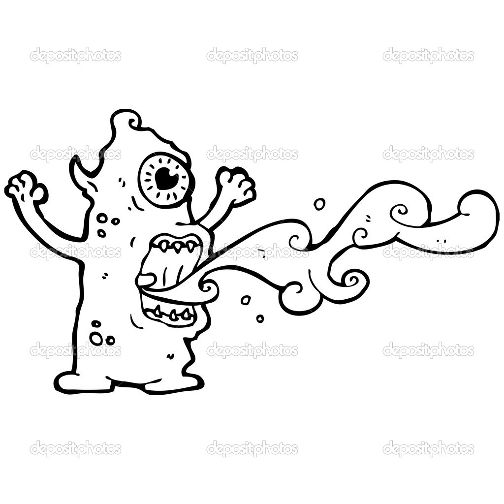 Gross monster Stock Vector by ©lineartestpilot 20177529