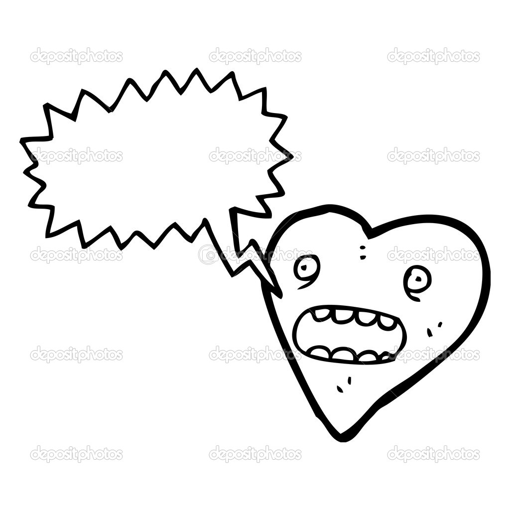 Stressed heart Stock Vector Image by ©lineartestpilot #20178241