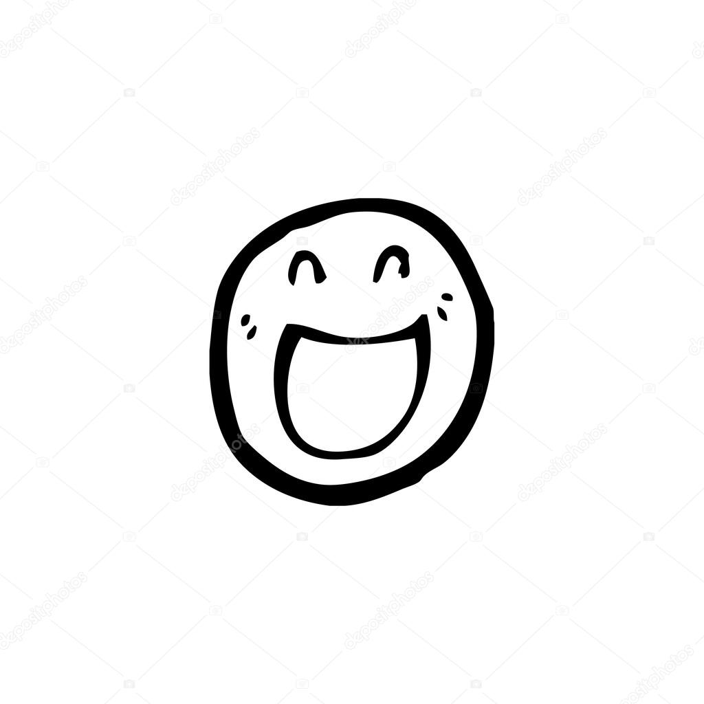 carita feliz — Vector de stock © lineartestpilot #20212079