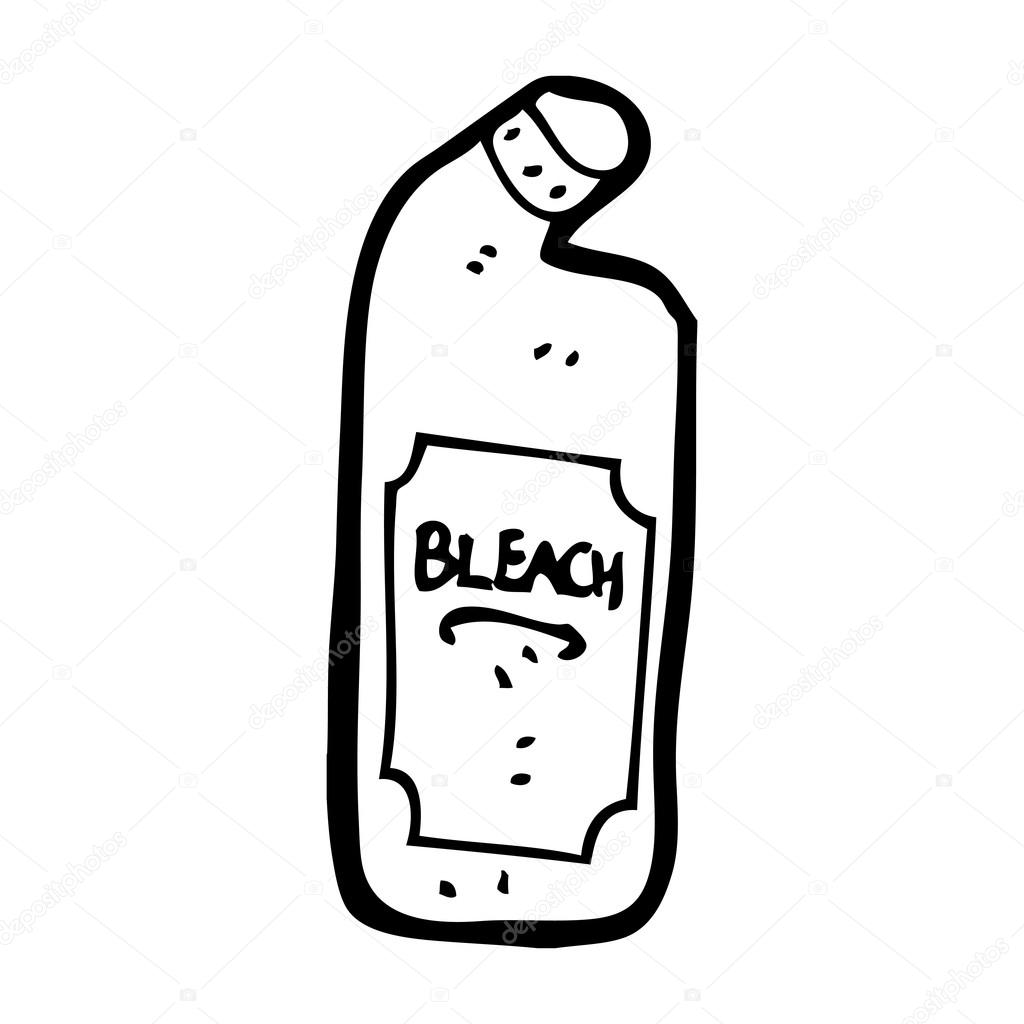 Bottle of bleach Stock Vector Image by ©lineartestpilot #20214385