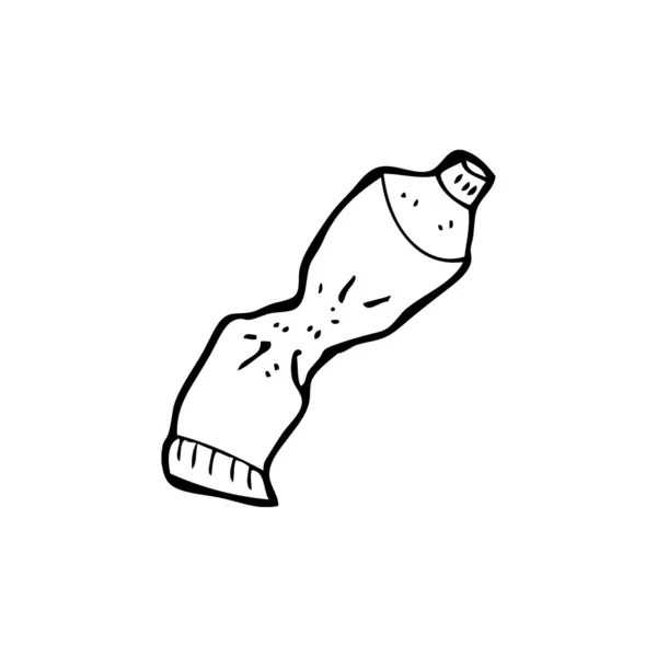 Cartoon squeezed tube of toothpaste Stock Vector Image by ...