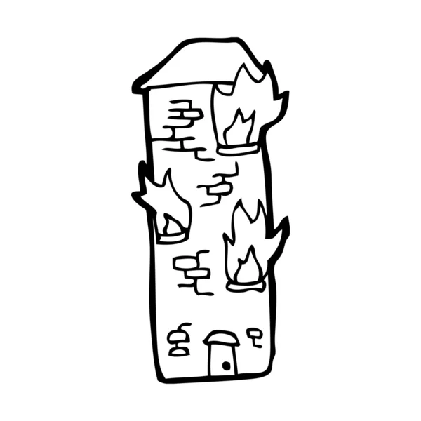 Burning building Vector Art Stock Images | Depositphotos